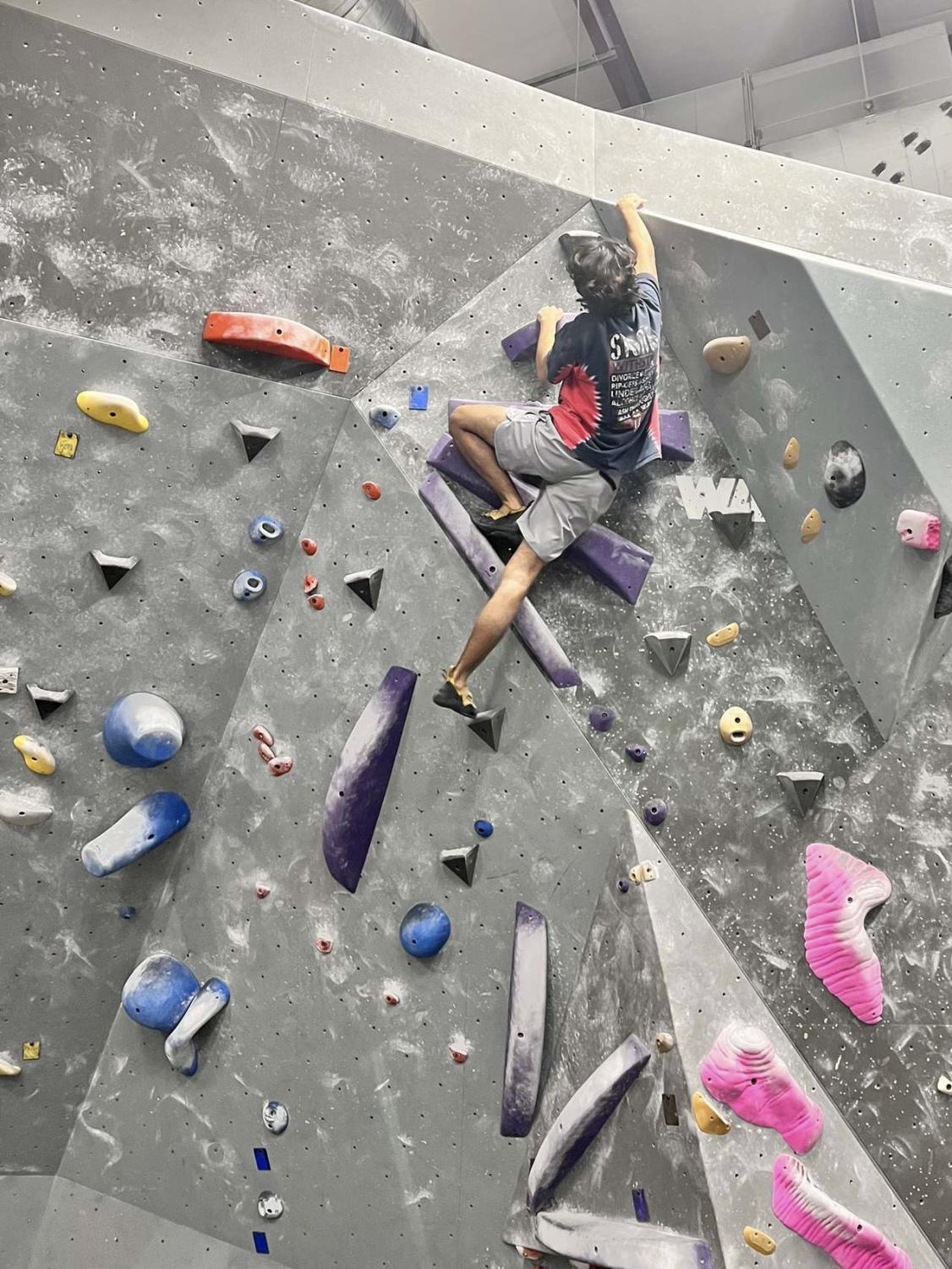 Students reach new heights with rock climbing – Lantern